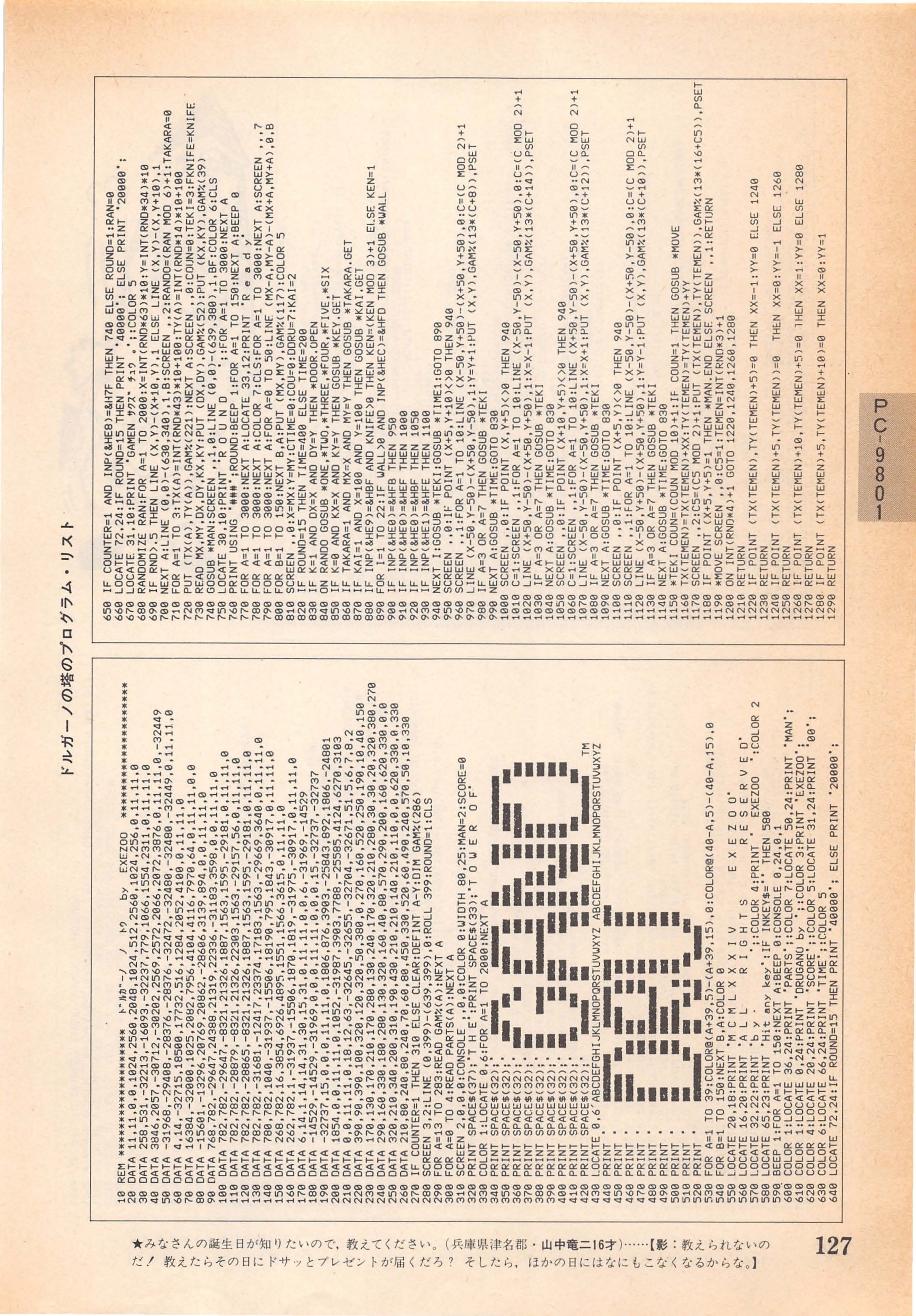 The Tower of Drugano (Kazuyoshi Akiyama) – Gaming Alexandria